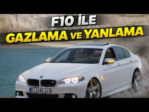 BMW F10 İLE SAHİL YOLUNDA GAZLAMA VE YANLAMA (EFSANE MOD) // BeamNG.drive