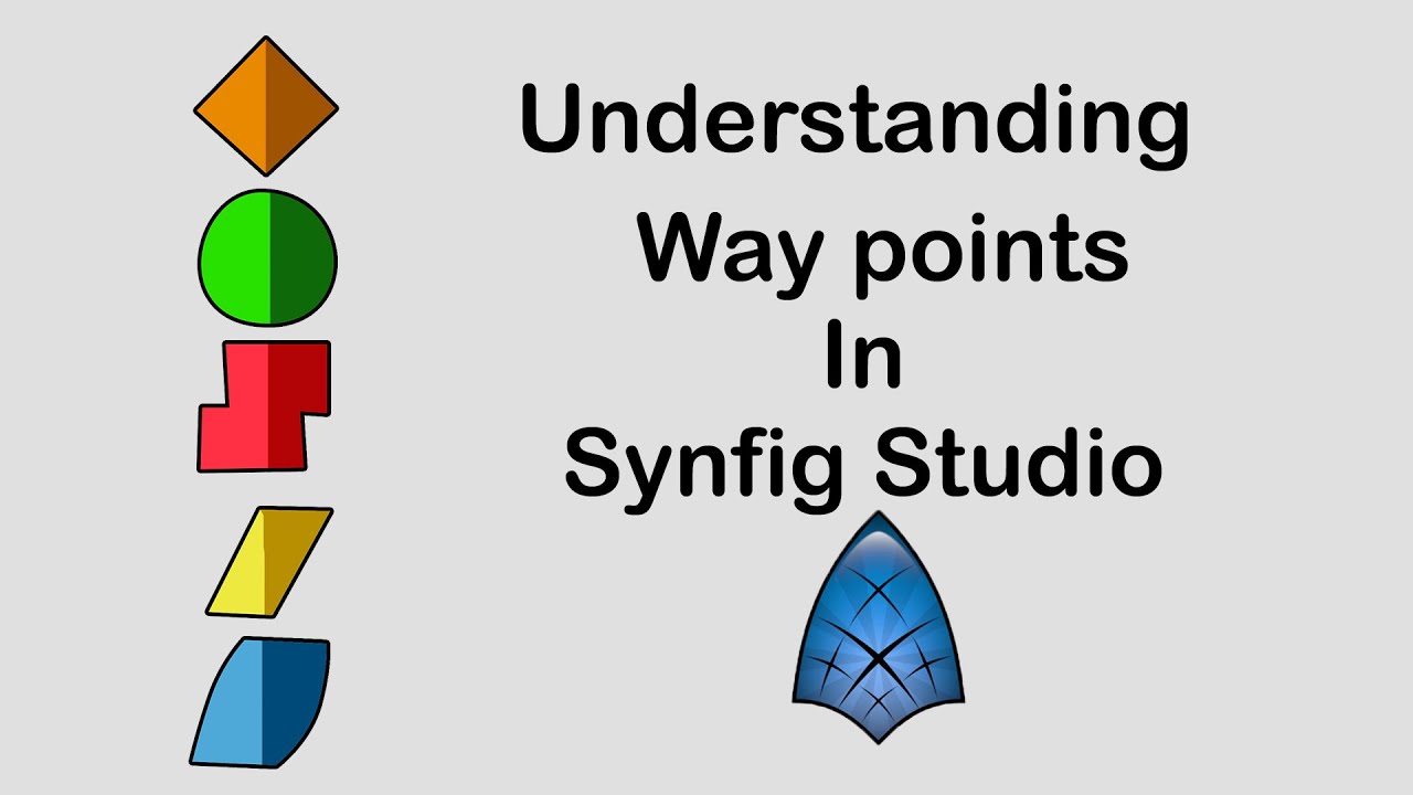 Synfig studio tutorial Understanding way points - YouTube