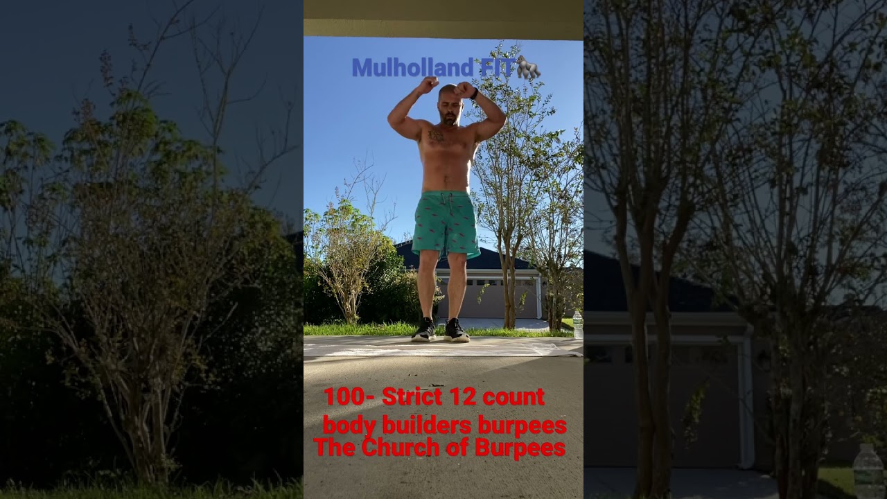 The church of burpees- strict 12 count body builders - YouTube