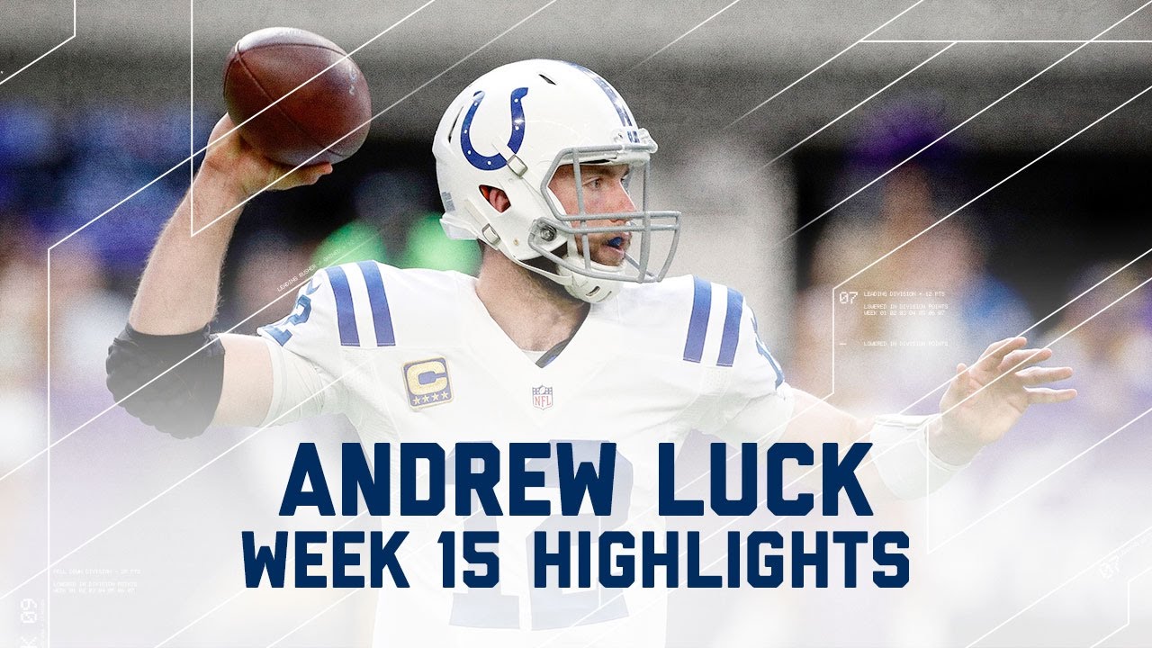 Andrew Luck Tosses 2 TDs & 250 Yards | Colts vs. Vikings | NFL Week 15 ...