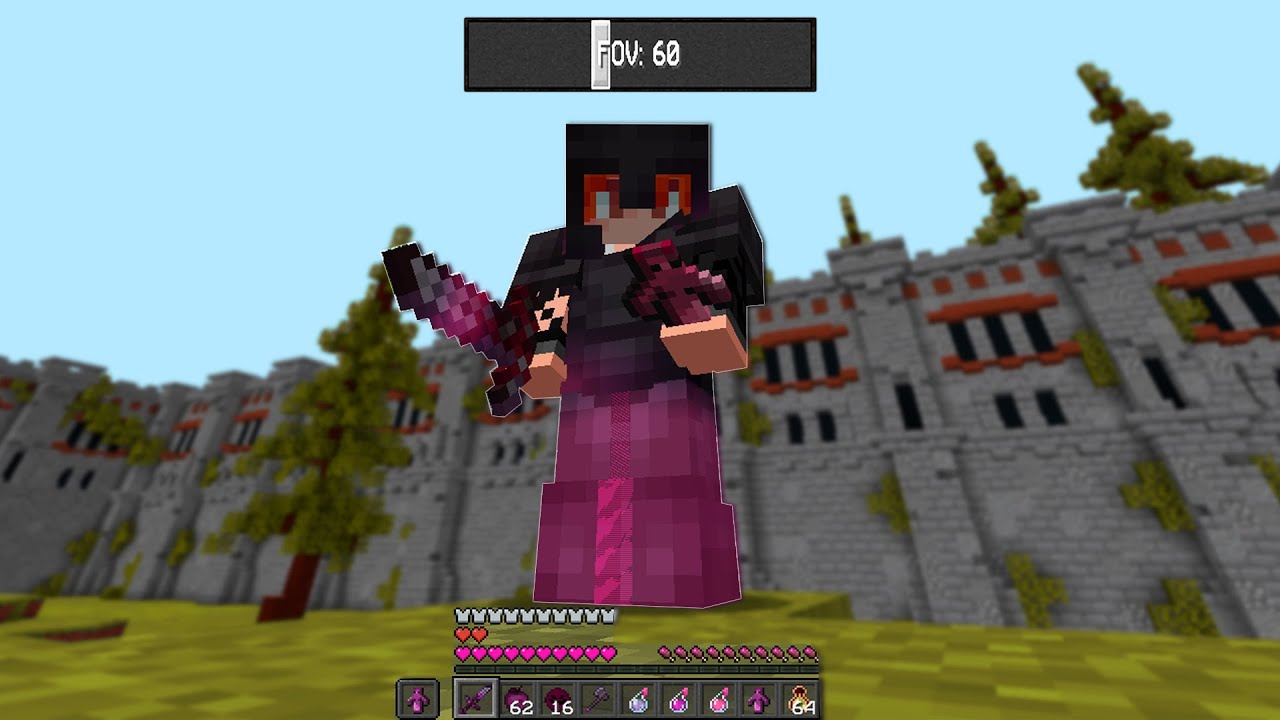 The best FOV for minecraft PVP - YouTube