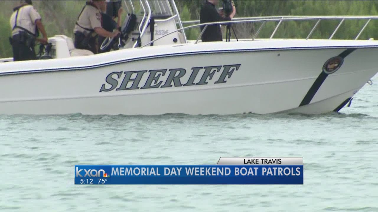 TCSO Lake Patrol Watching Lake Travis over Memorial Weekend - YouTube
