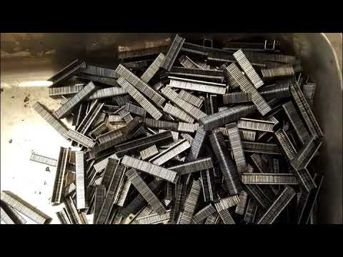 various of staple making machine/staple pin production line - YouTube
