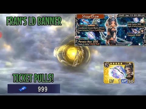 DFFOO GL - Fran's LD Banner Ticket Pulls - YouTube