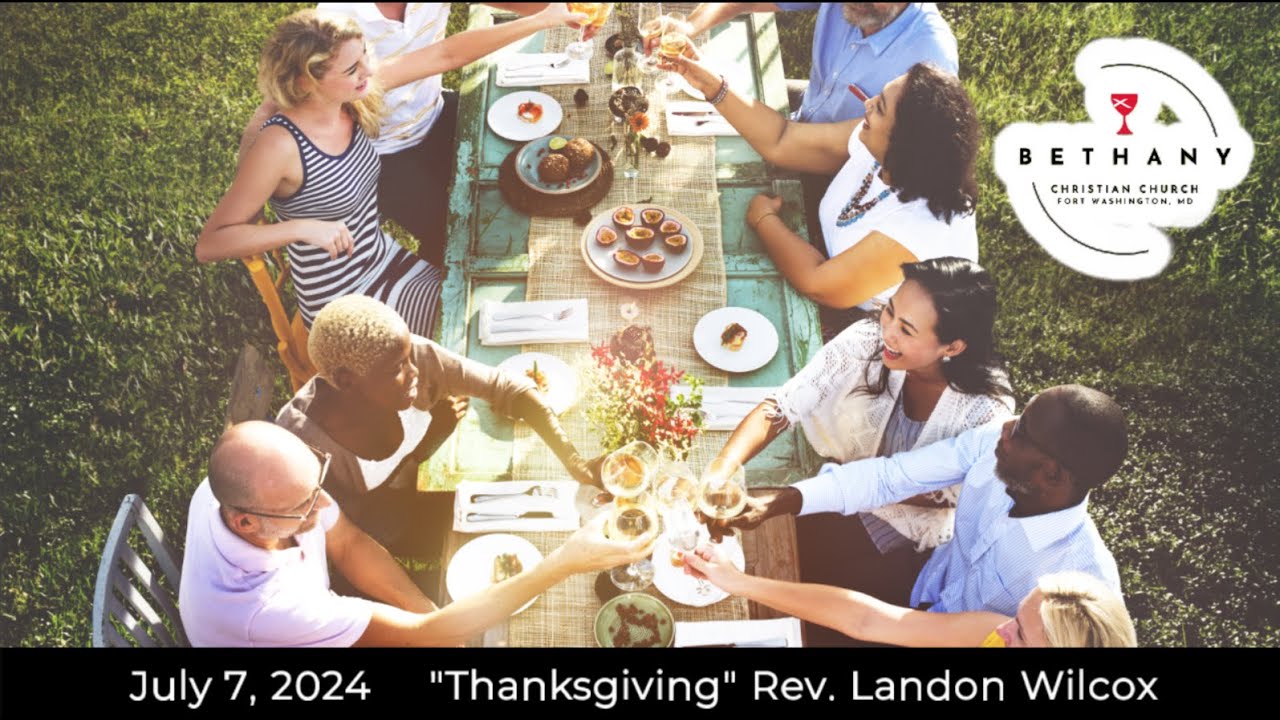 "Thanksgiving" by Rev. Landon Wilcox - YouTube