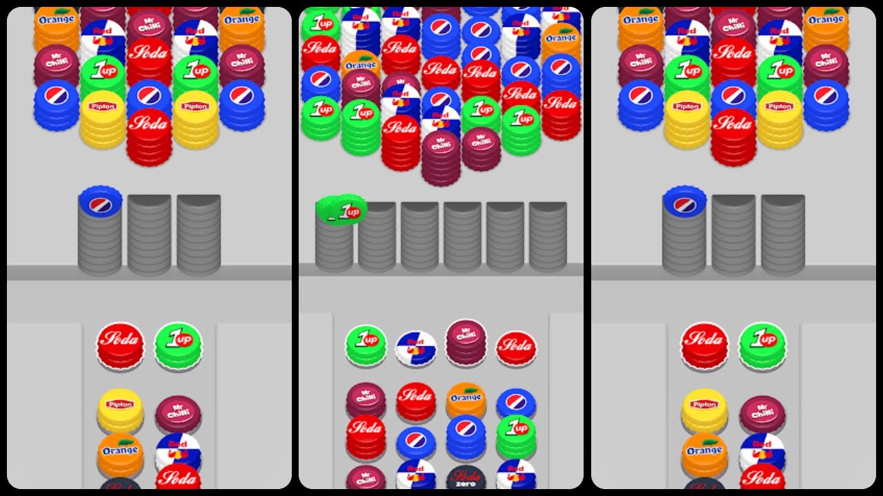 Cap Sorting Jam Game Android Gameplay - YouTube