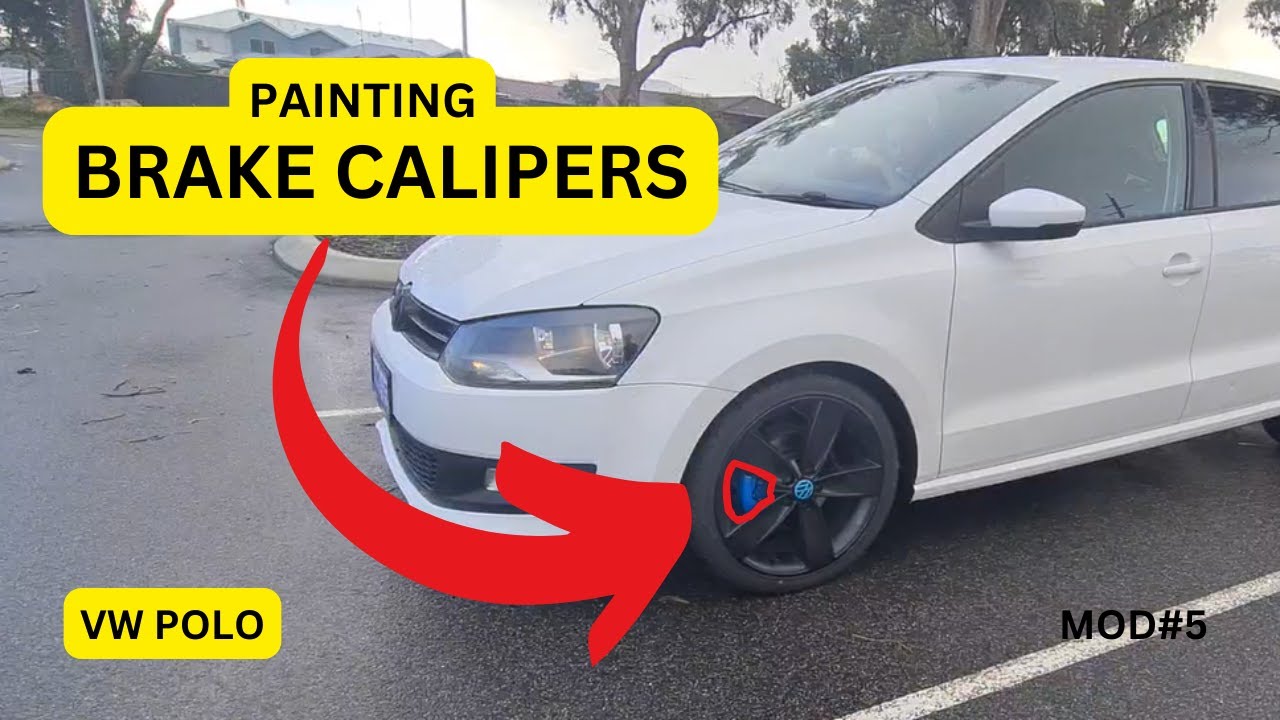 PAINTING BRAKE CALIPERS | DIY | VW POLO | MK5 - YouTube