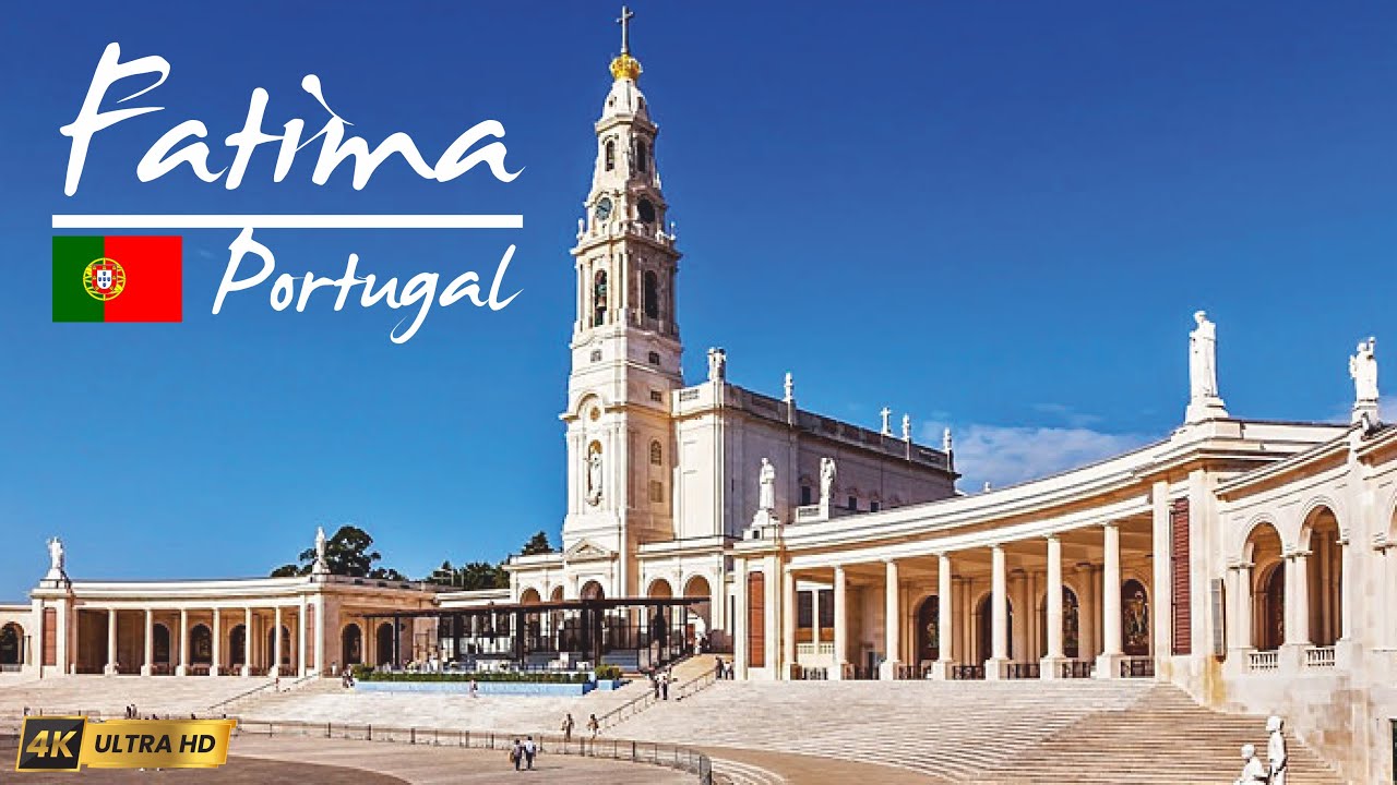 🇵🇹 Explore Fatima Sanctuary , Portugal | 4K Walking Tour of a Sacred ...