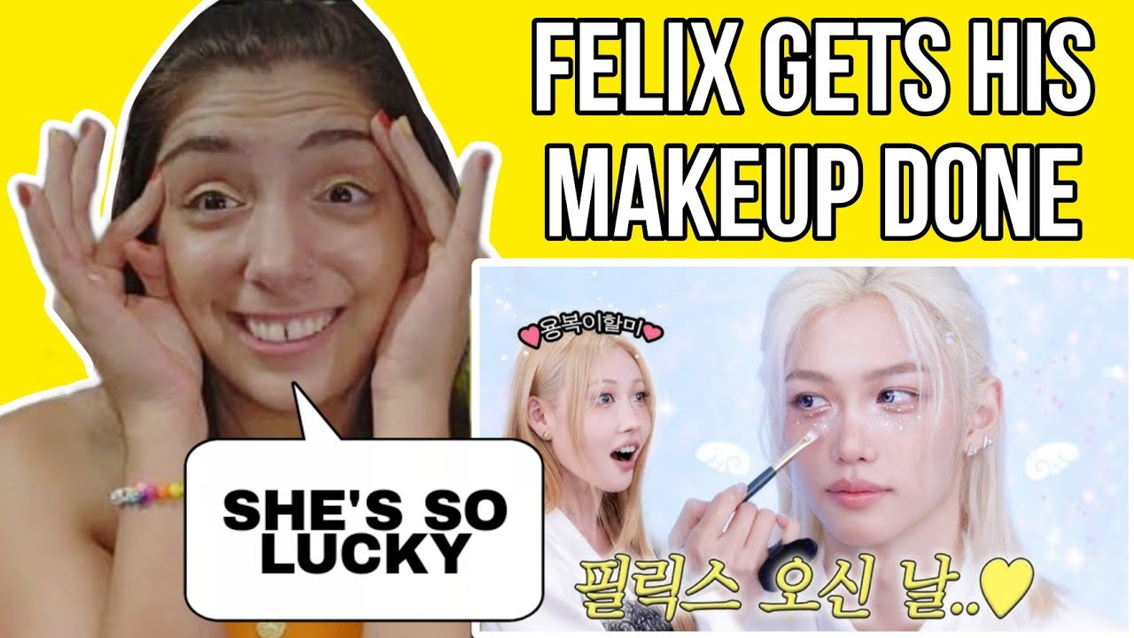I finally met my favourite…🥹 Felix's make-up done by a STAY 💖 @ RISABAE ...