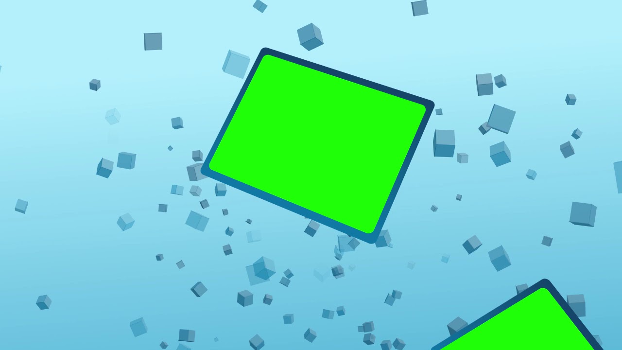 Green Screen Frames Falling Animation for Wedding - YouTube
