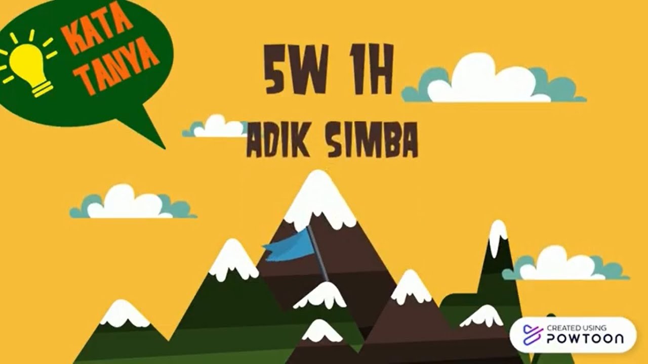 Unsur Kalimat Tanya 5W 1H ADiK SiMBa - YouTube