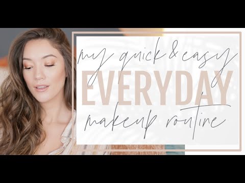 My Quick & Easy Everyday Makeup Routine! - YouTube