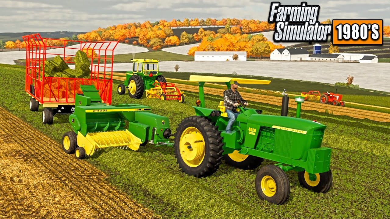 MAKING HAY WHILE THE SUN SHINES! (1980'S ROLEPLAY) | FARMING SIMULATOR ...