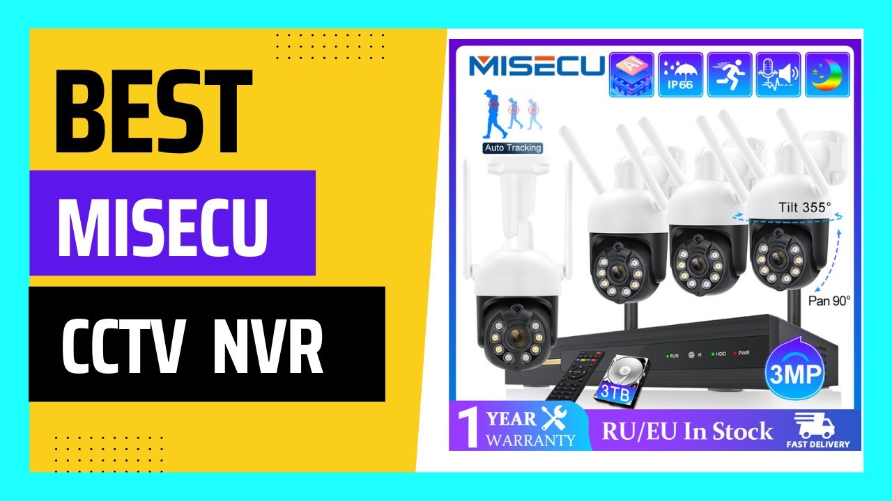 MISECU H.265 Wireless Security IP Camera CCTV System - YouTube