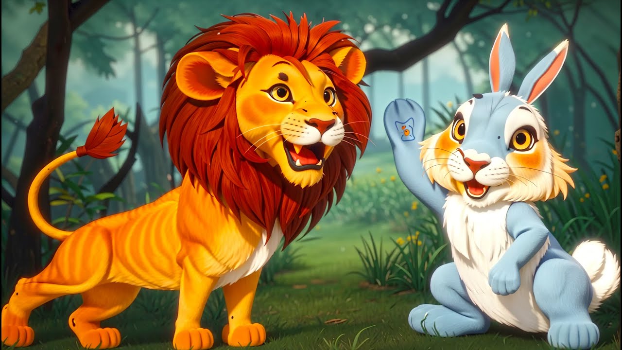 Lion and Rabbit| Bedtime Stories for Kids | Kids Learning Videos | kids ...