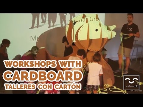 📌Workshops with cardboard - talleres con cartón cartonlab🙂 - YouTube