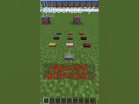 BUTTONS have different length REDSTONE SIGNALS!? (true) | Redstone with PsiVolt #minecraft # ...