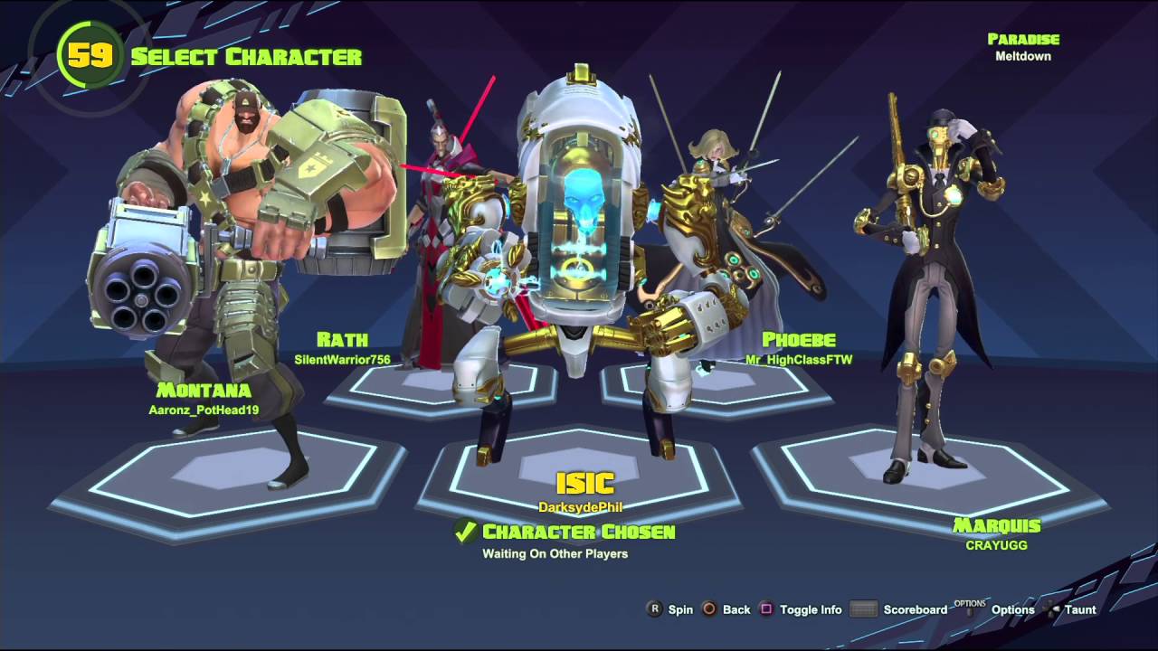 Battleborn Beta (PS4) gameplay pt5 - MP: Meltdown on Paradise as Isic ...