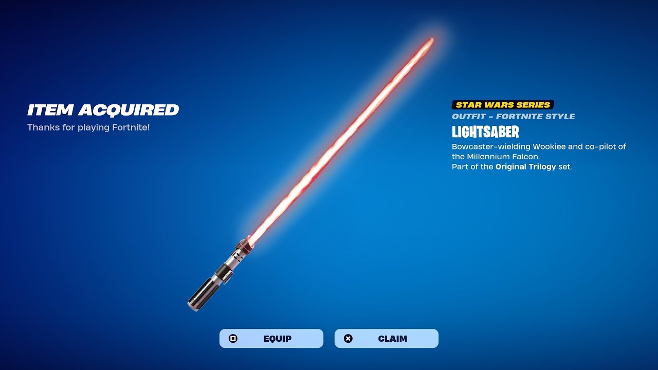 LIGHTSABER PICKAXE RELEASE DATE IN FORTNITE ITEM SHOP! - YouTube