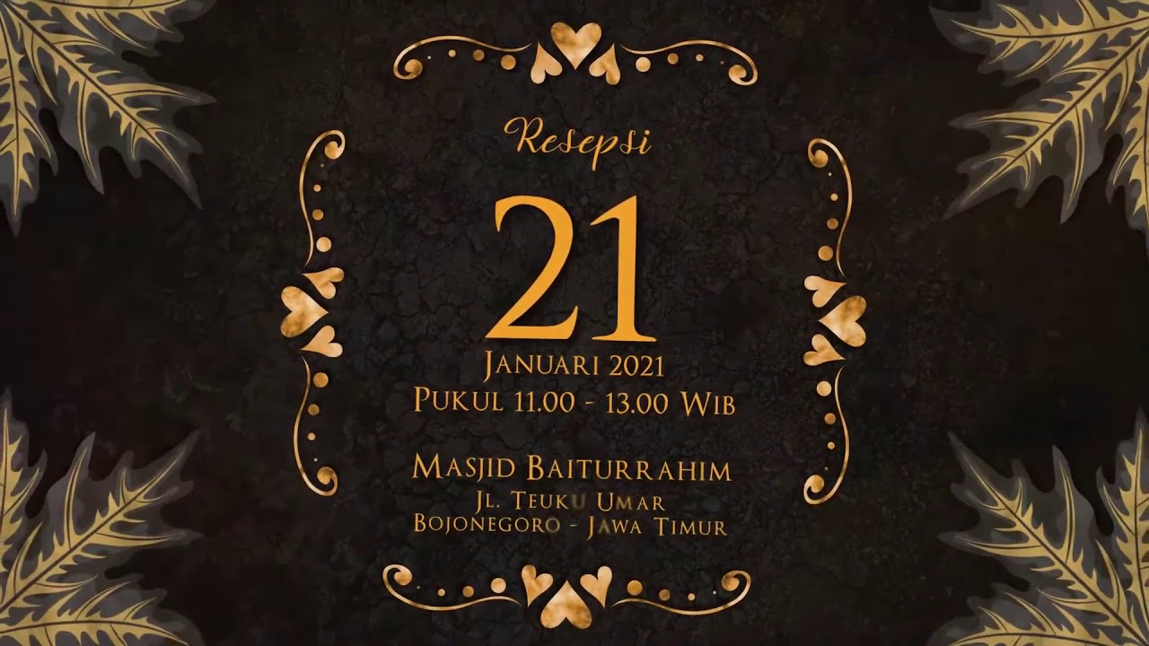 Wow Begini Cara Membuat Undangan Pernikahan Digital 3D dengan After ...