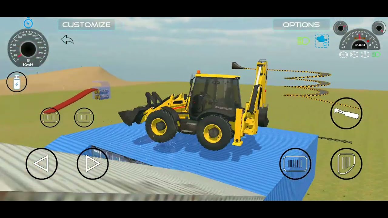 JCB 3dx backhoe Android game playing best game jcb tractor driving ...