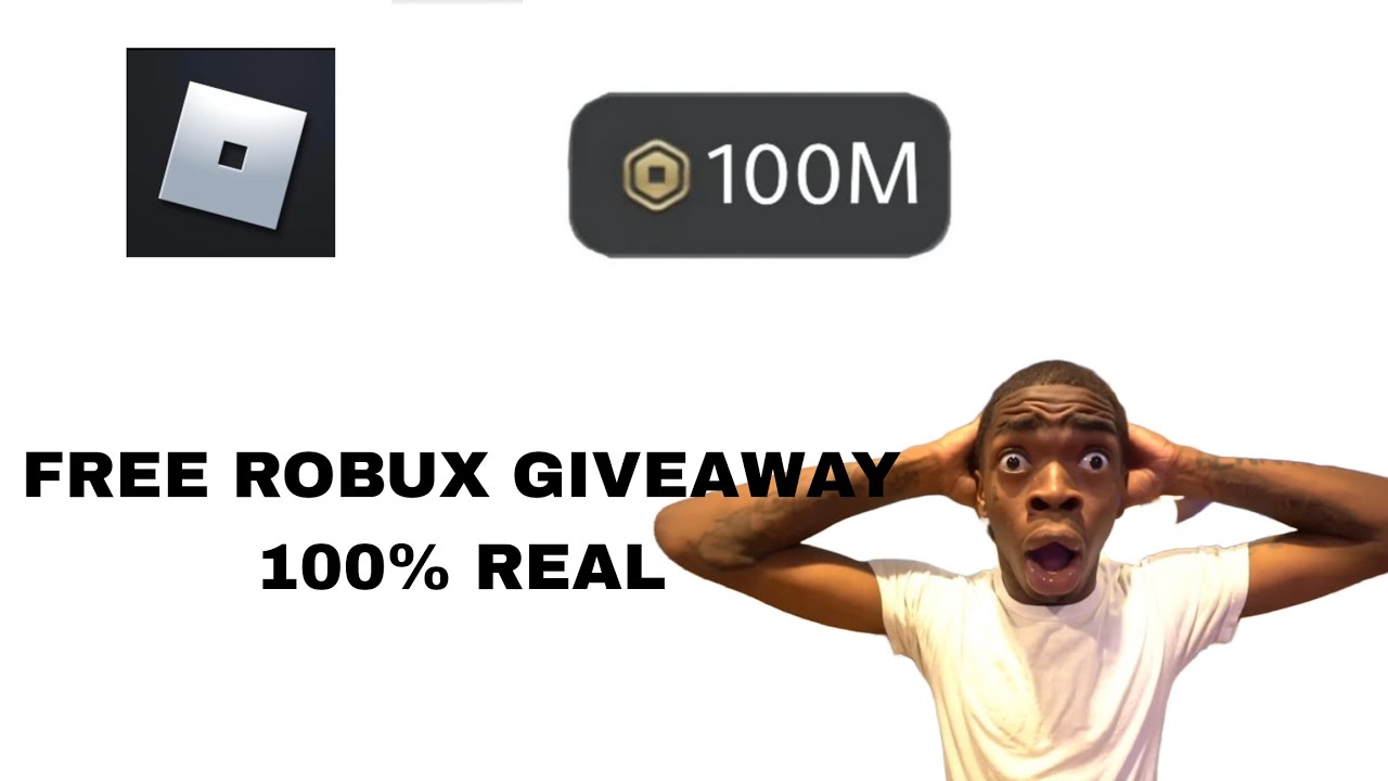 free robux giveaway in roblox 100% real. - YouTube