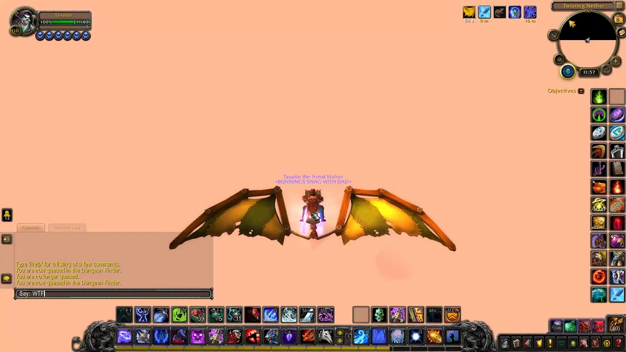 World of Warcraft Twisting Nether Stuck corner - YouTube