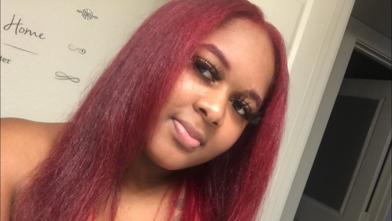 HOW TO DYE HAIR RED NO BLEACH | L’Oréal HiColor Highlights - YouTube