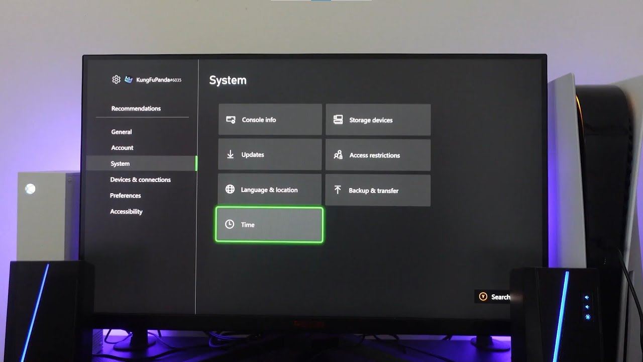 How To Change Date And Time On Xbox Series X/S - YouTube