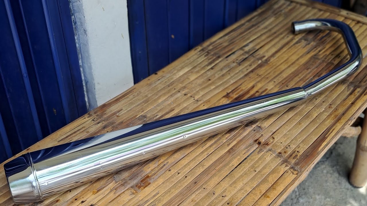 Knalpot Honda GL 100 125 original ASTRA - YouTube
