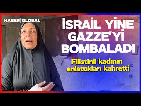 İSRAİL YİNE GAZZE'Yİ BOMBALADI! Filistinli Kadının Anlattıkları Kahretti