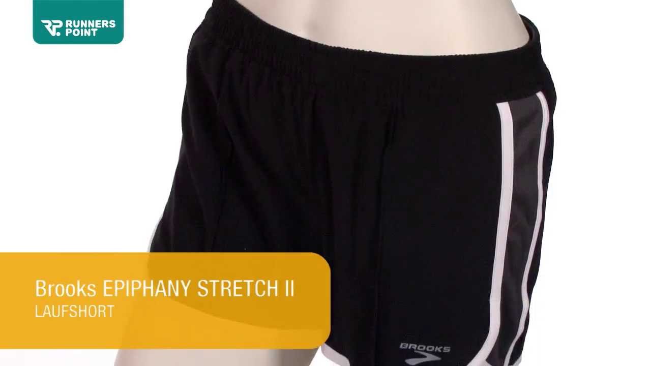 Brooks EPIPHANY STRETCH SHORT II - YouTube