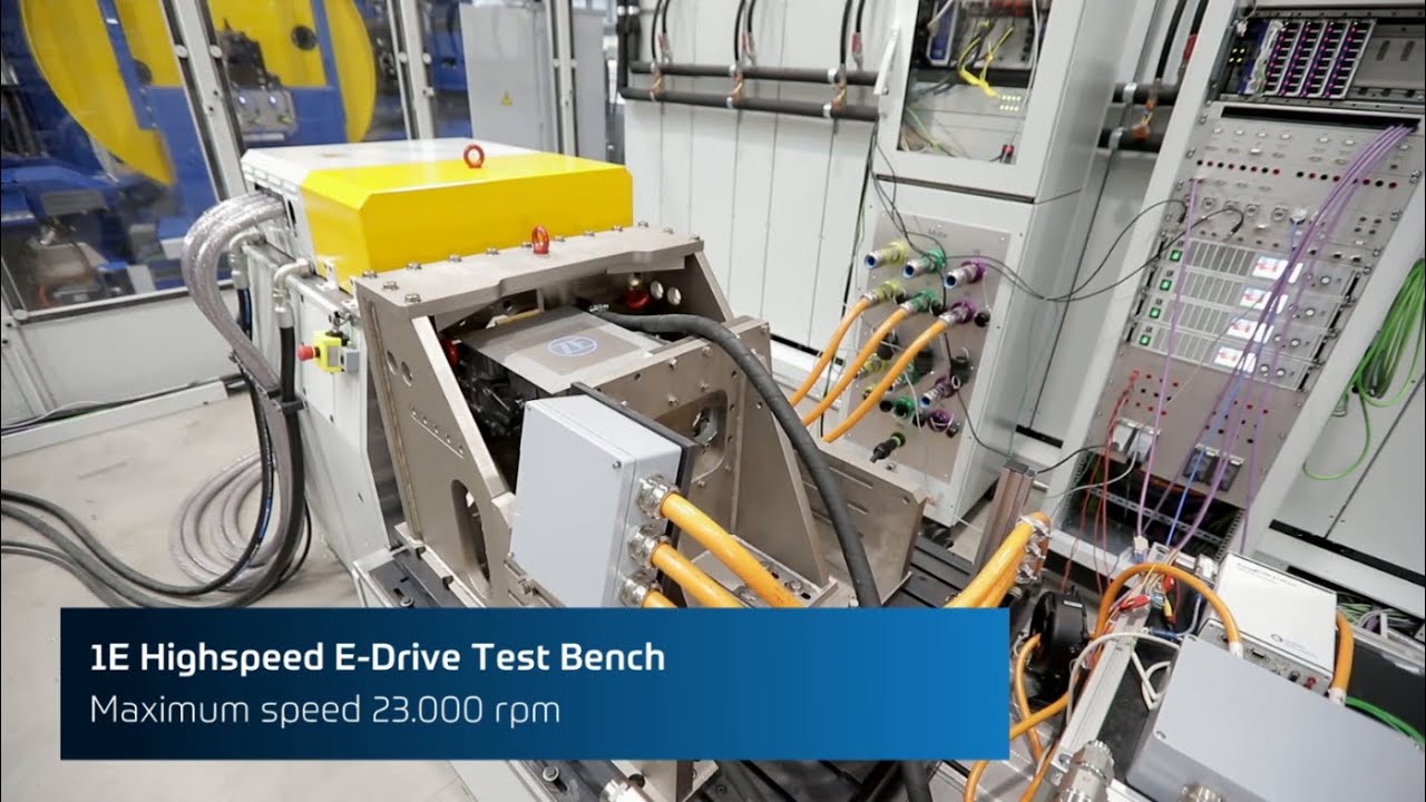 Improved E-Mobility Test Bench with Adjustment Table - YouTube