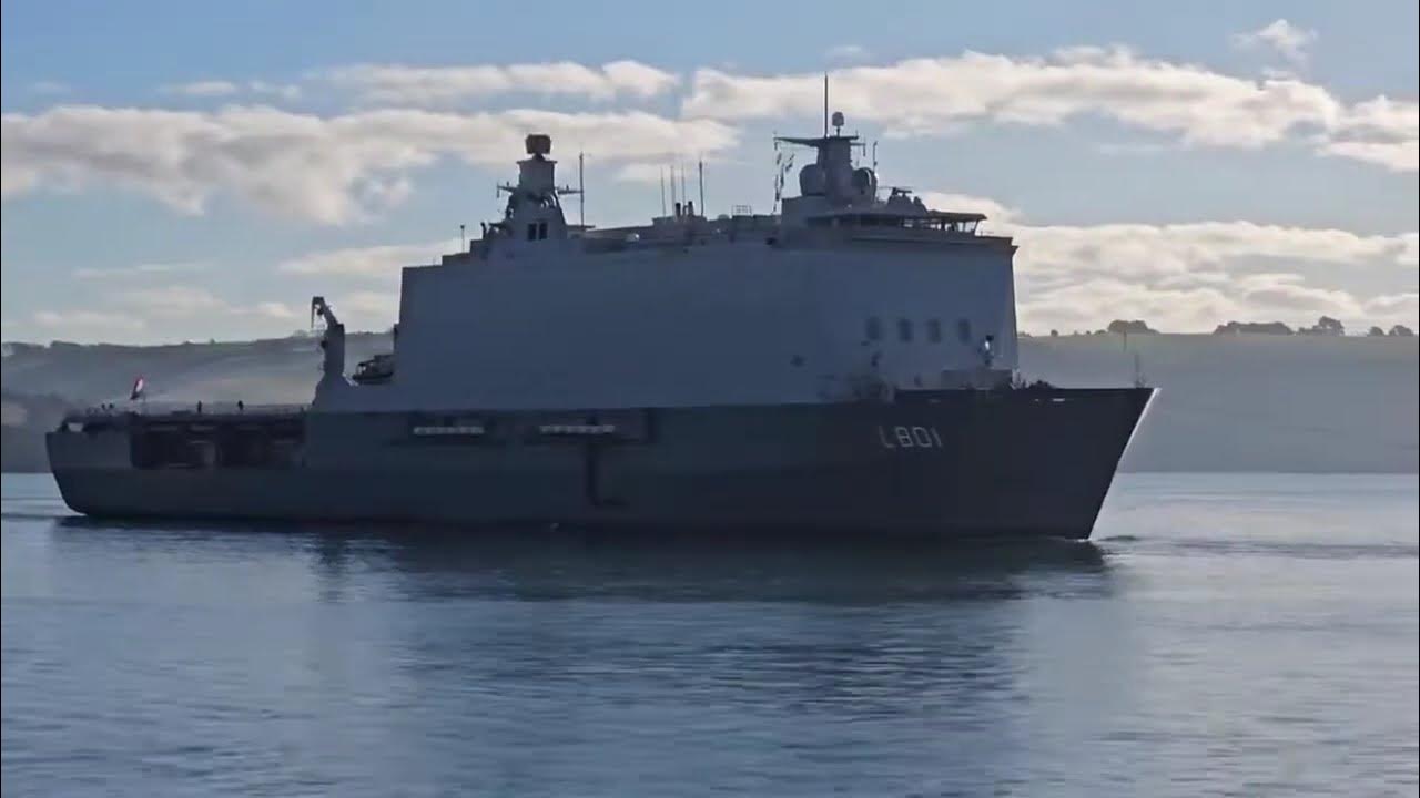 Royal Netherlands Navy Landing Platform Dock HNLMS Johan de Witt - YouTube