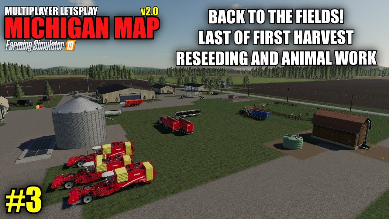 FS19 - Michigan Map v2.0 "Multiplayer Letsplay" Part 3 - YouTube