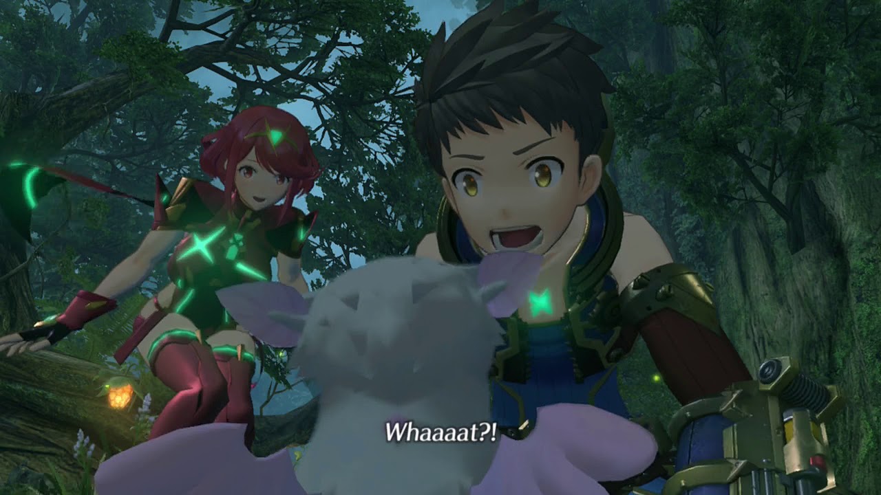 Gramps's Fate . Rex and Pyra cries because of Gramps . Cutscene ...