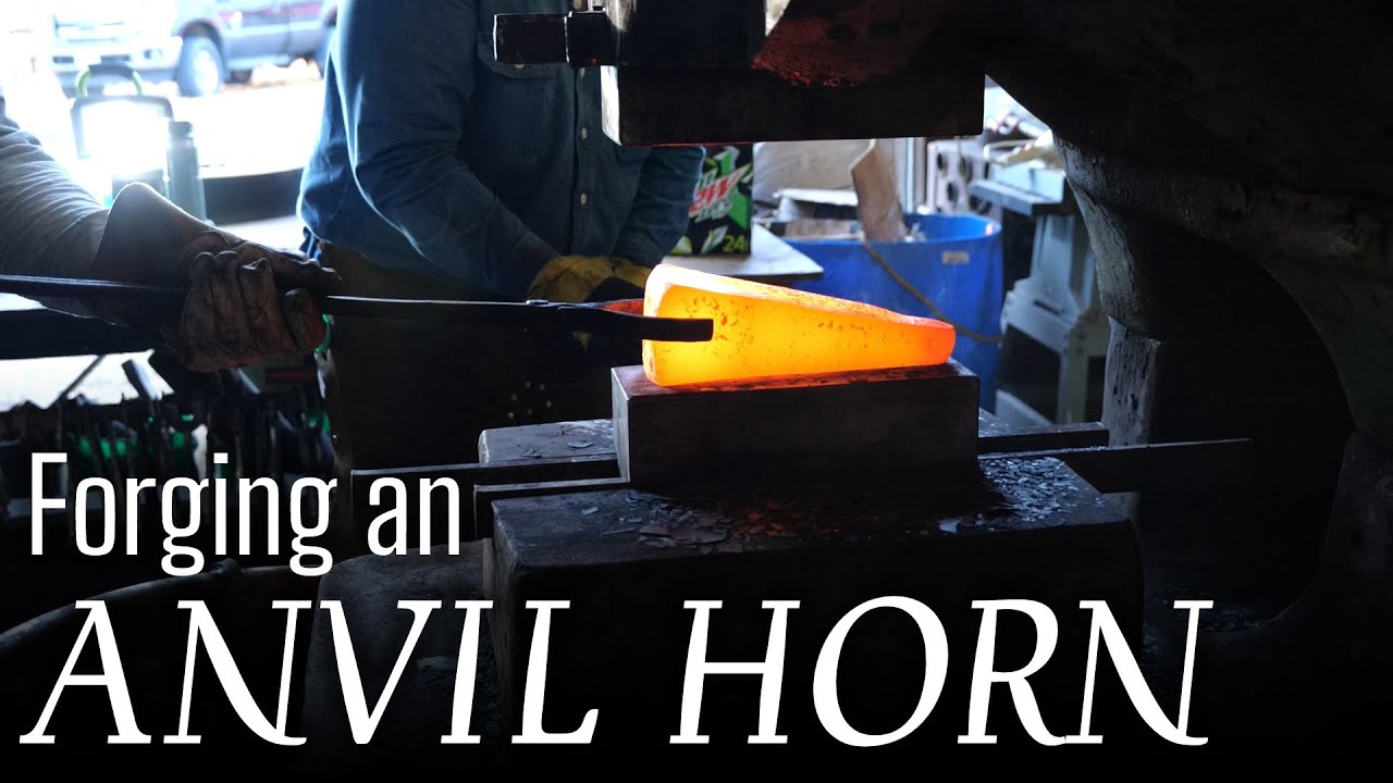 Forging a New Horn for a 100lb Anvil - YouTube