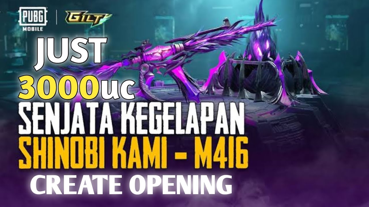 M416 SHINOBI KAMI CREATE OPENING MAXED OUT M4 4S Dk Gaming - YouTube