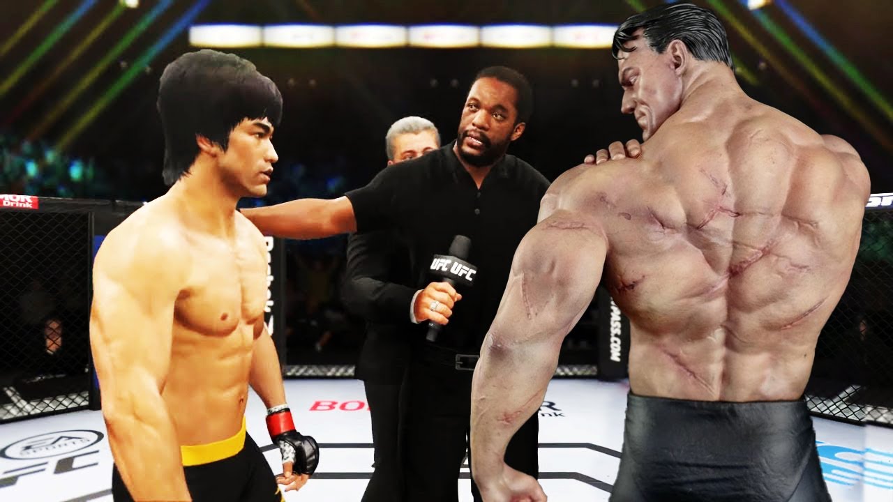 UFC 4 I Bruce Lee vs. Big Scar Batman (EA Sports UFC 4) - YouTube