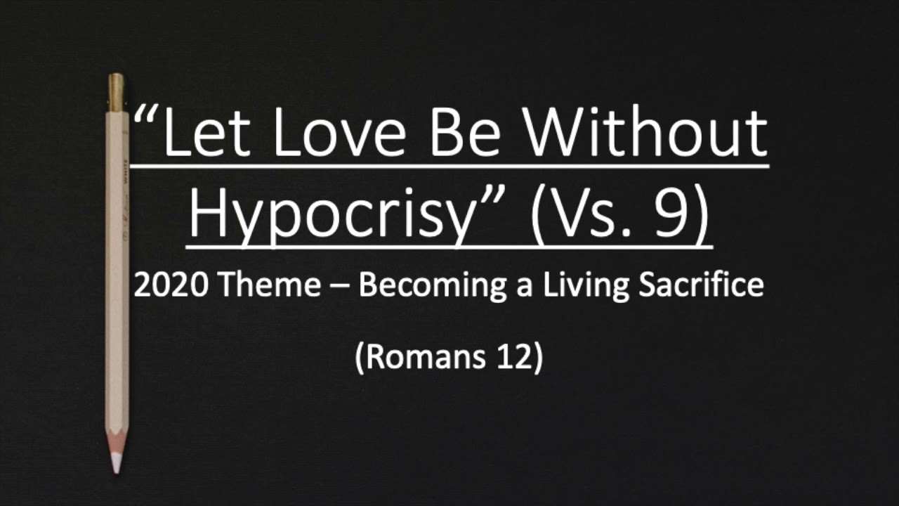 Love Without Hypocrisy - YouTube
