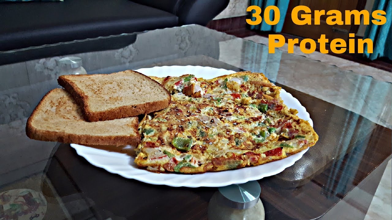 Bread Omelet for Muscle building /Fat loss | FULL RECIPE| - YouTube