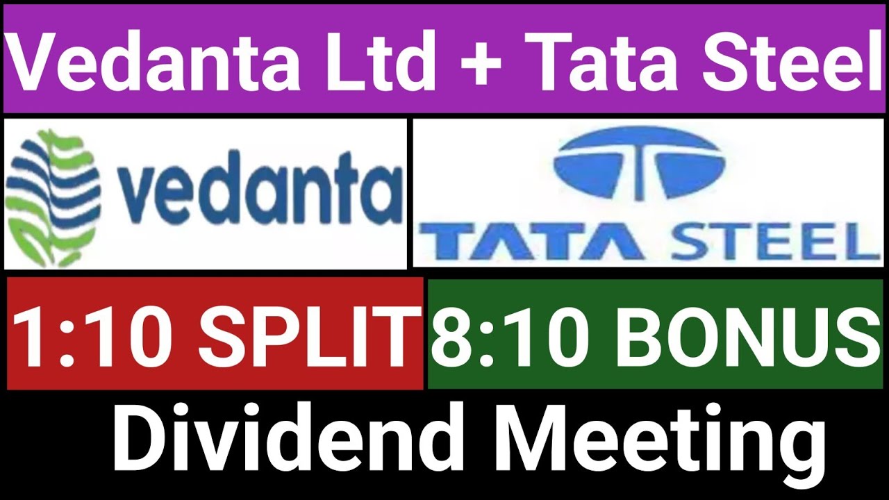 Vedanta Ltd + Tata Steel Ltd | Stocks Lastet Update | Bonus Or Stock ...