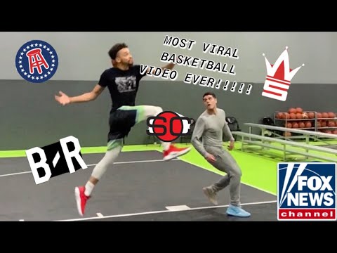 MAX AND I CREATED THE MOST VIRAL BASKETBALL VIDEO EVER!!! (NOT ...
