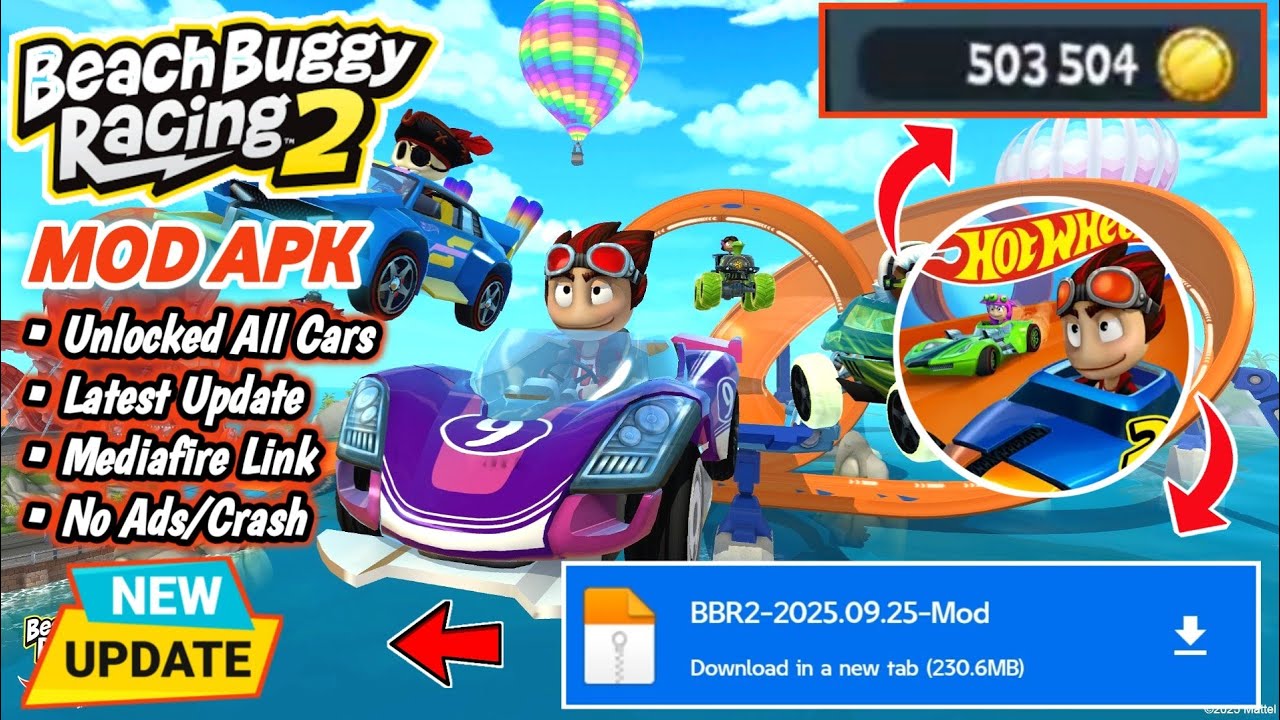 BBR2 Mod Apk | Beach Buggy Racing 2 Mod Apk - YouTube