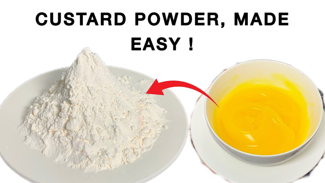 HOW TO MAKE CUSTARD POWDER IN MINUTES ! - YouTube