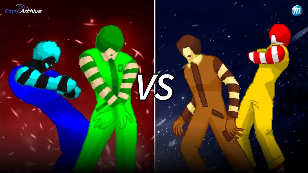 MUGEN - Cheap Match #3: Evil Donald & Combat Donazen vs Donald FJ ...