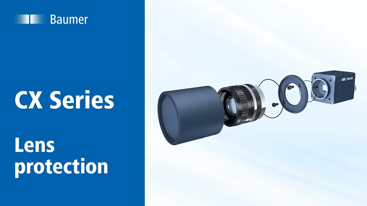 Baumer | Industrial cameras CX | Clever lens protection - YouTube