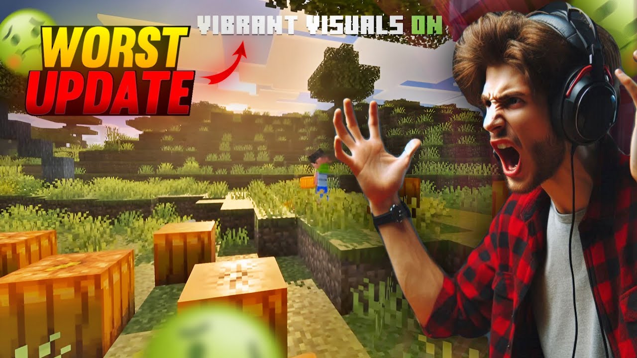 I Enabled Vibrant Visuals Shader in Minecraft Pe 1.21.80 | New Graphics ...
