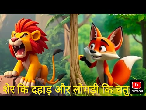 Sher or lomdi ki kahani