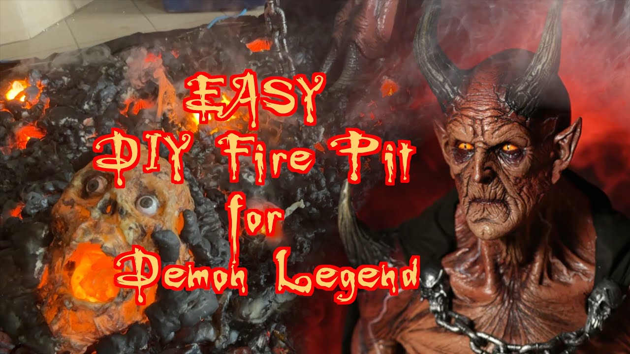 Demon Legend Fire Pit DIY Tutorial! - YouTube